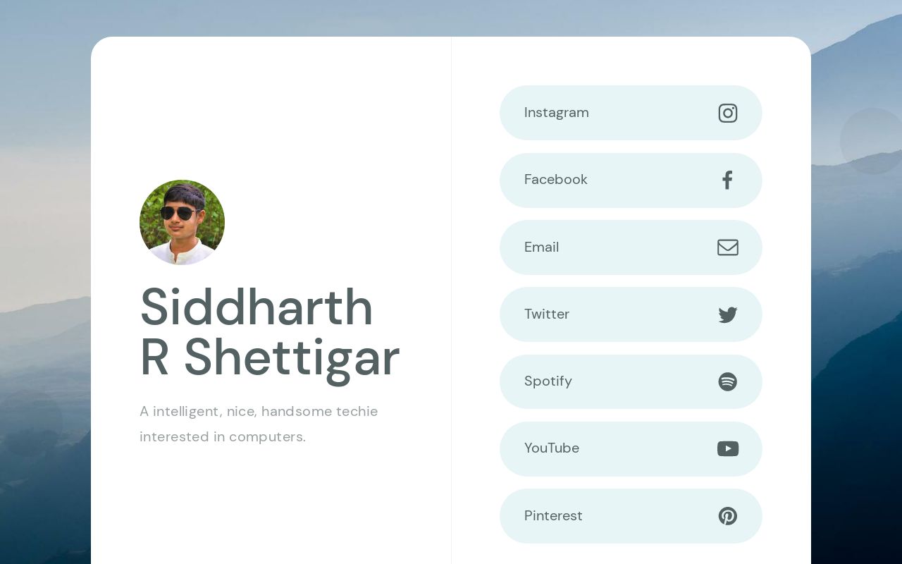 Siddharth R Shettigar